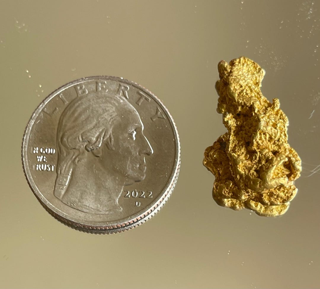 Natural GOLD NUGGET With a Bit of Quartz! BEAUTIFUL …… Nature Made ...