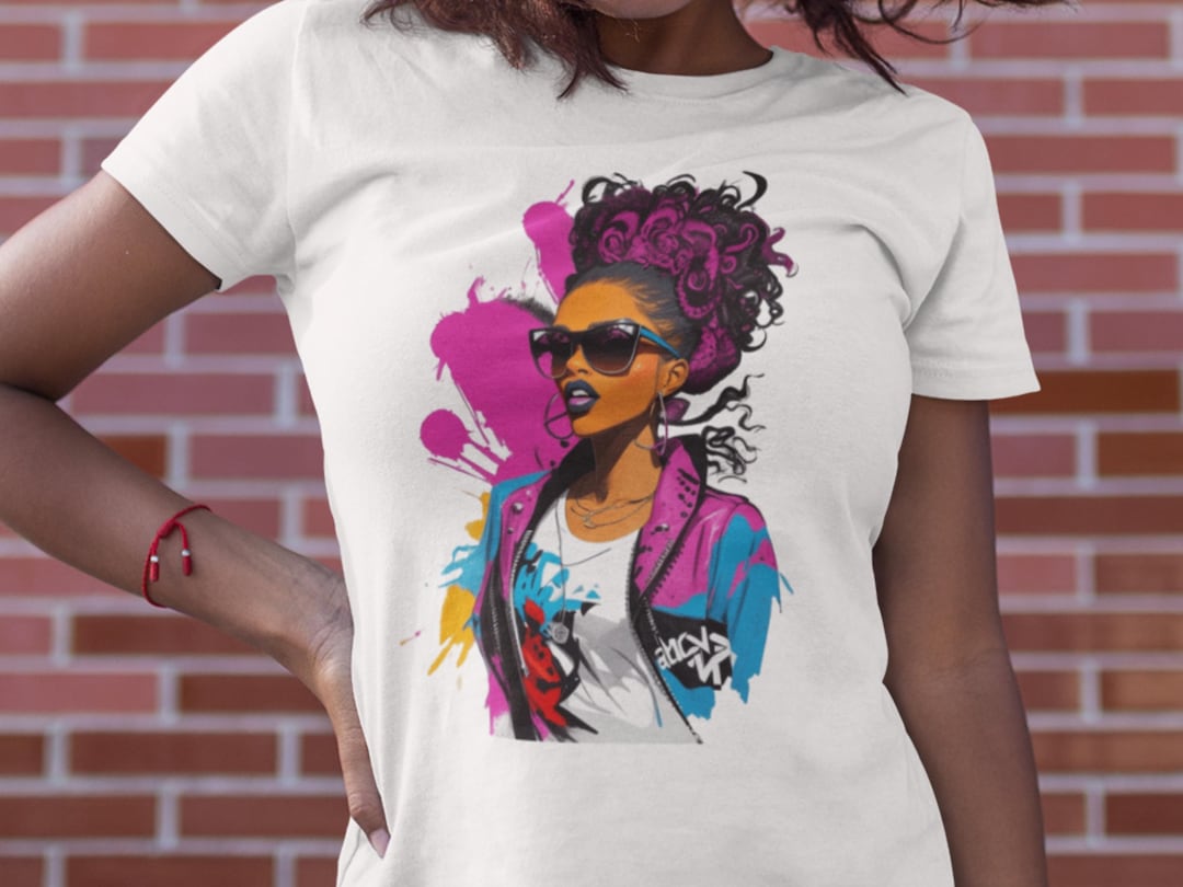 Empowering Graffiti Art for Women, Streetwear Art Gift for Strong ...