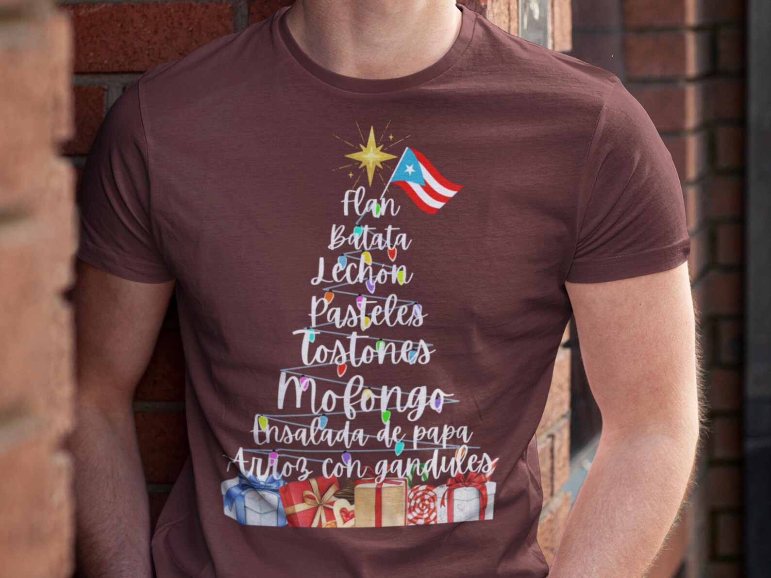 Puerto Rican Christmas Tree Shirt, Holiday Food Traditions, Flan ...