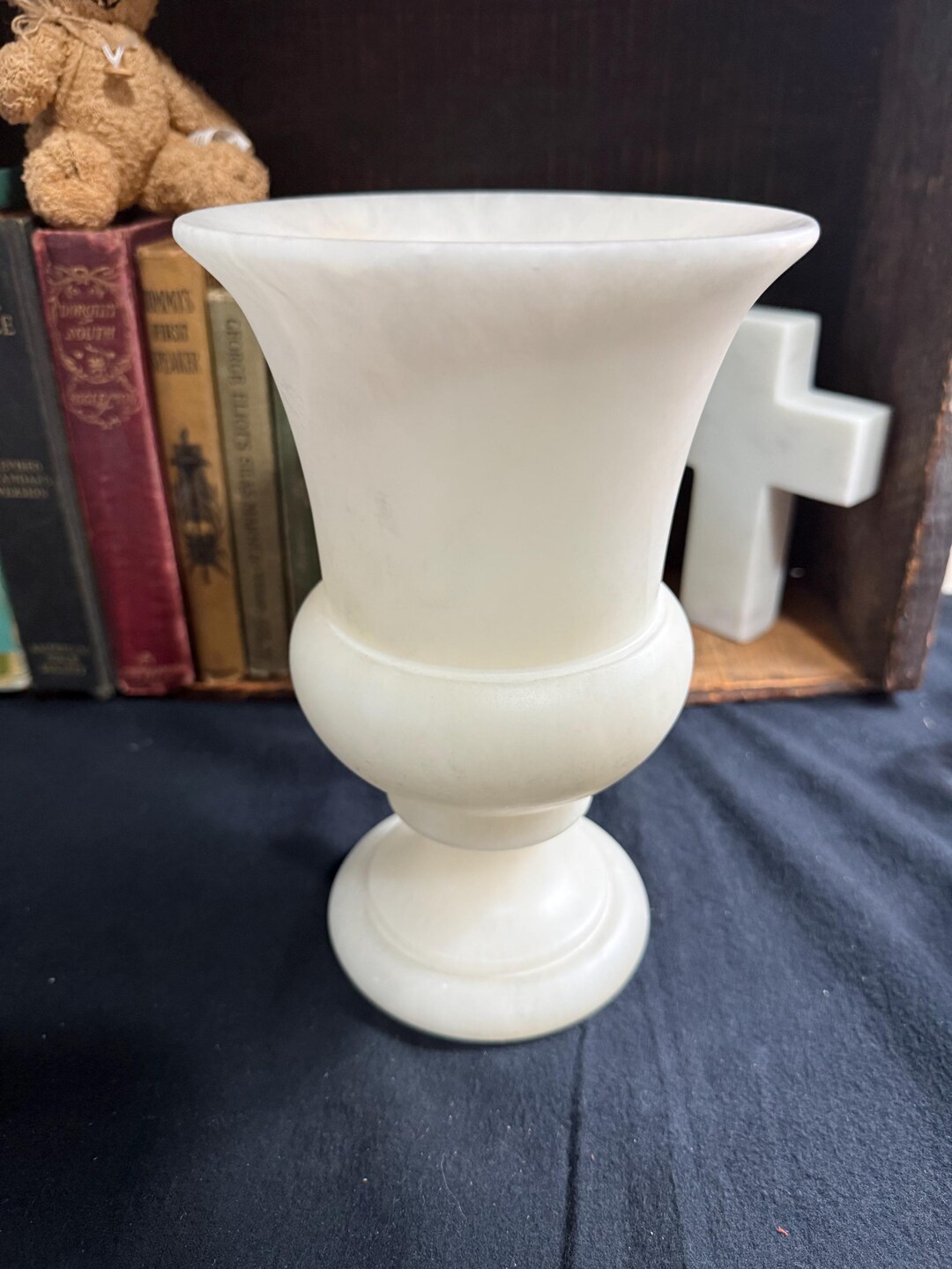 Alabaster Vase Made in Spain - Etsy