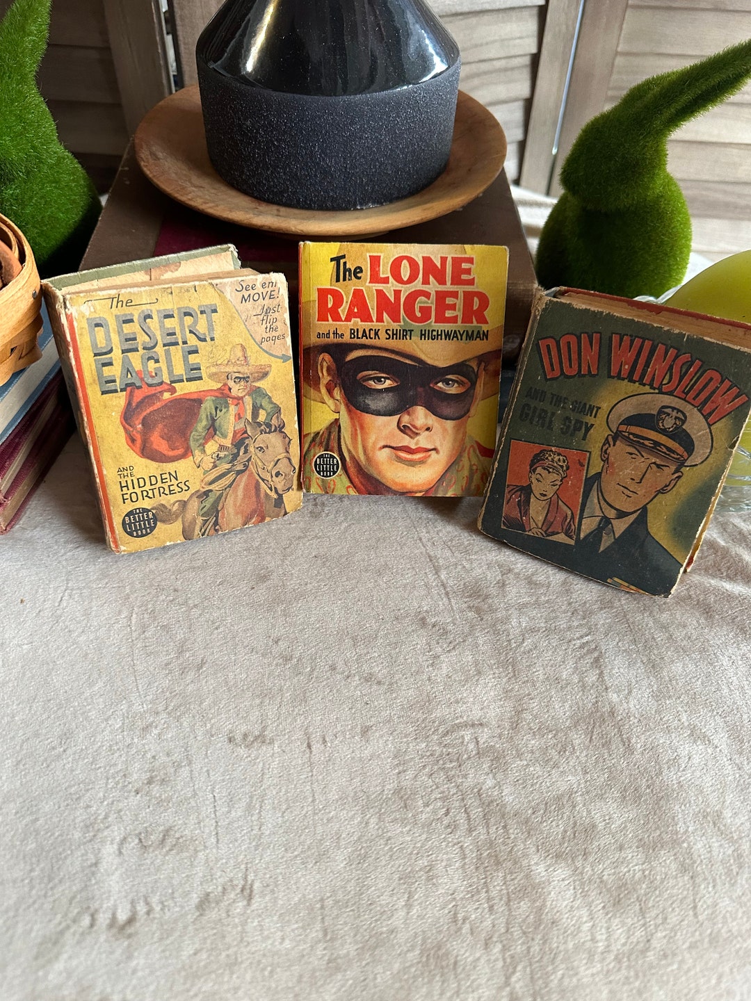 Set of 3 Small Vintage Books - Etsy