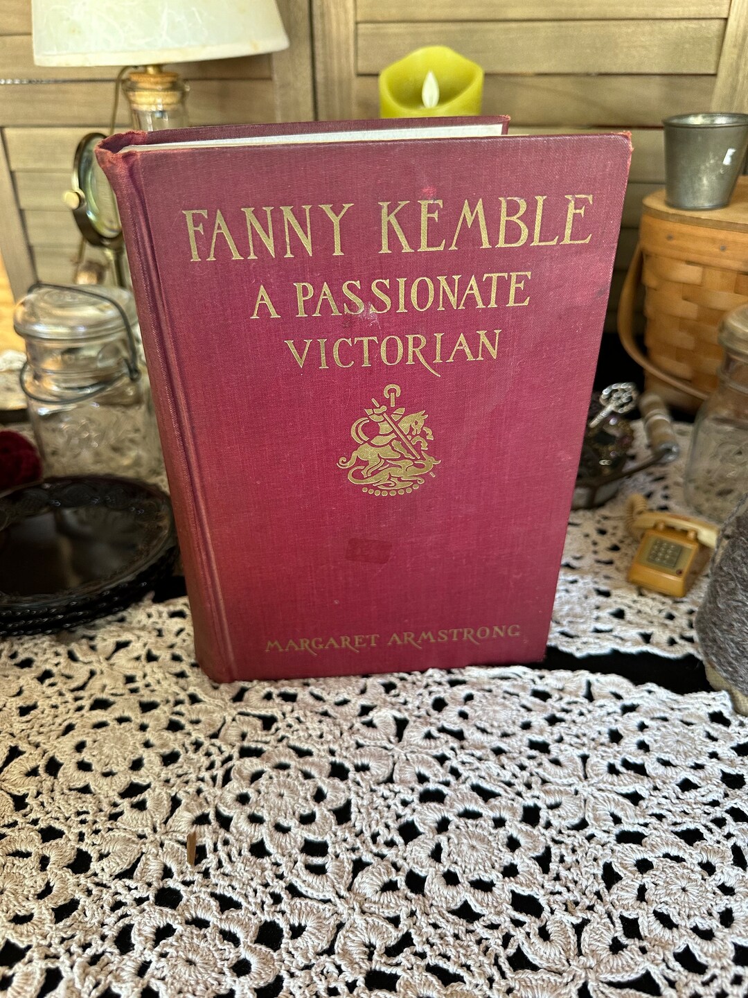 Vintage Fanny Kemble A Passionate Victorian Book 1938 - Etsy