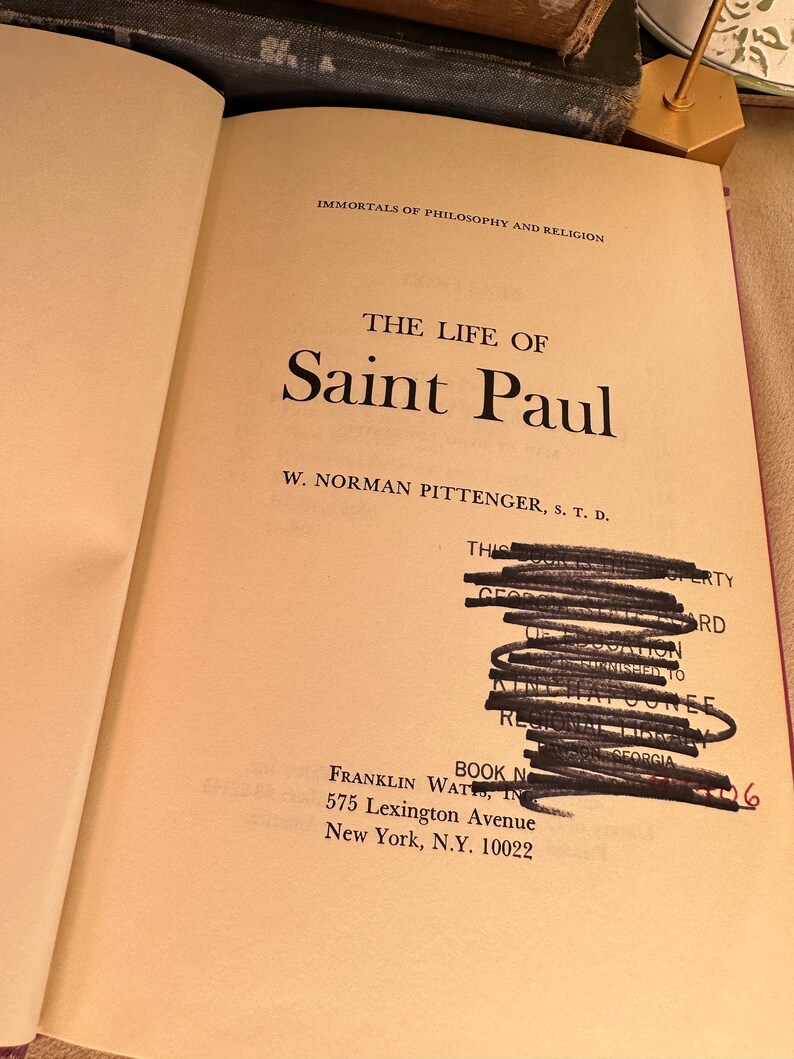 Vintage the Life of Saint Paul 1968 - Etsy