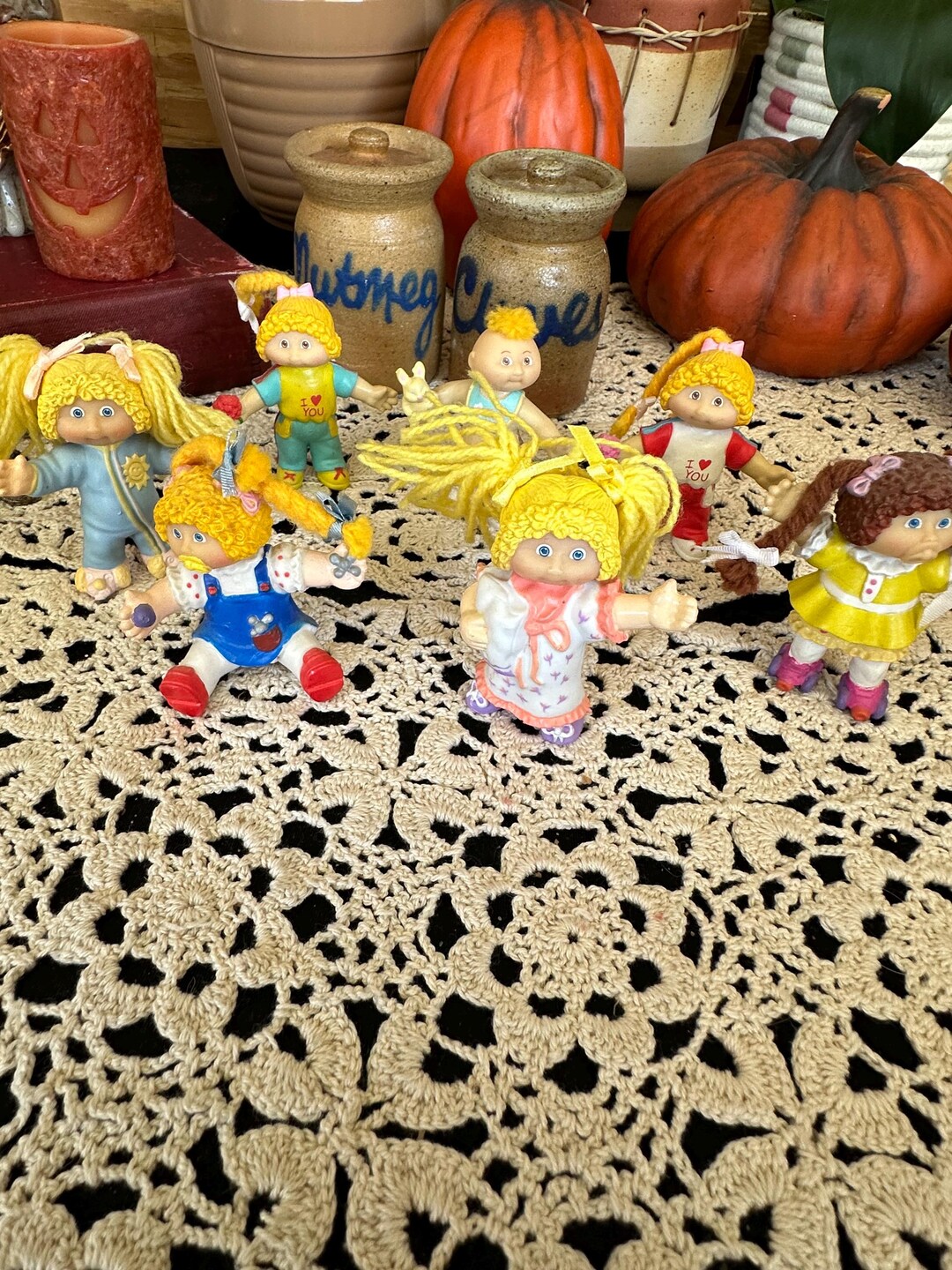 Set of 7 Vintage Mini Cabbage Patch Dolls - Etsy