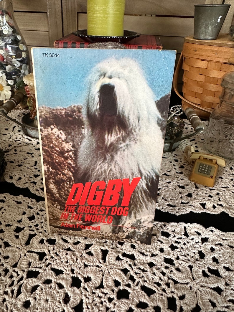 Vintage Digby , the Biggest Dog in the World Book 1975 - Etsy
