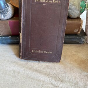 Vintage Parables of Our Lord Book 1864 - Etsy