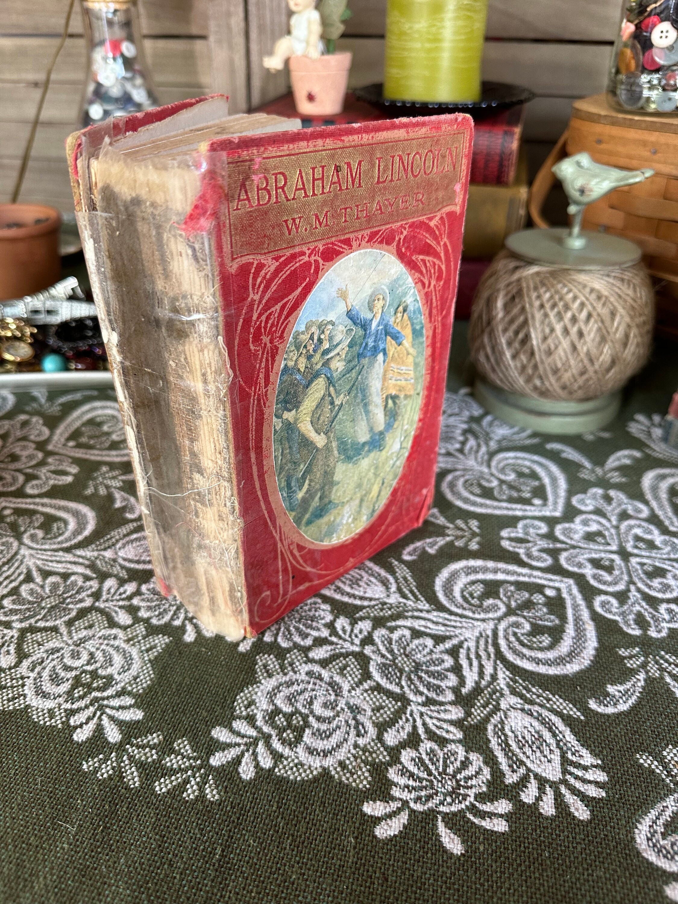Vintage Abraham Lincoln Book - Etsy