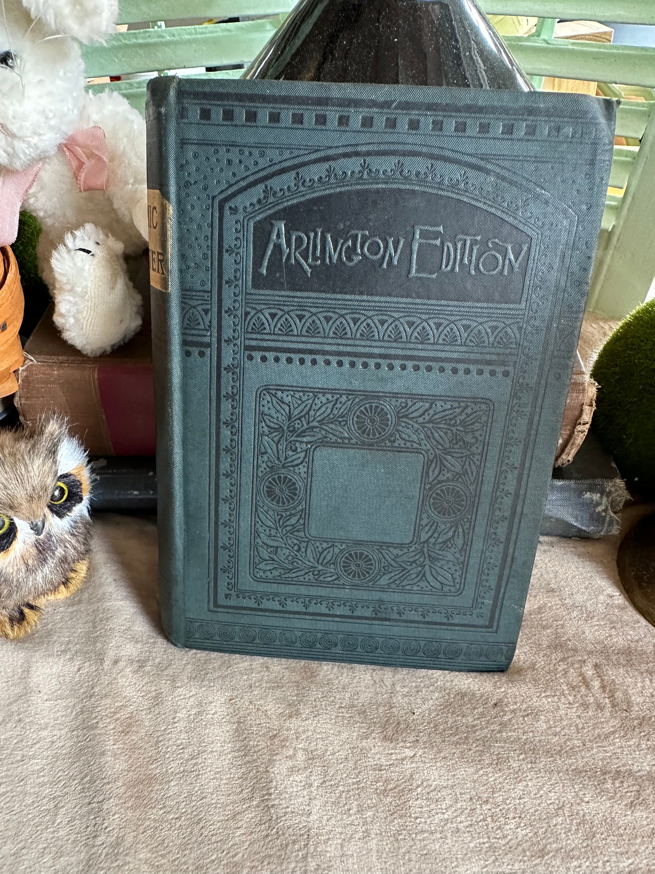Vintage Arlington Edition Book - Etsy