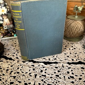 Vintage Practical Mathematics for Home Study 1942 - Etsy