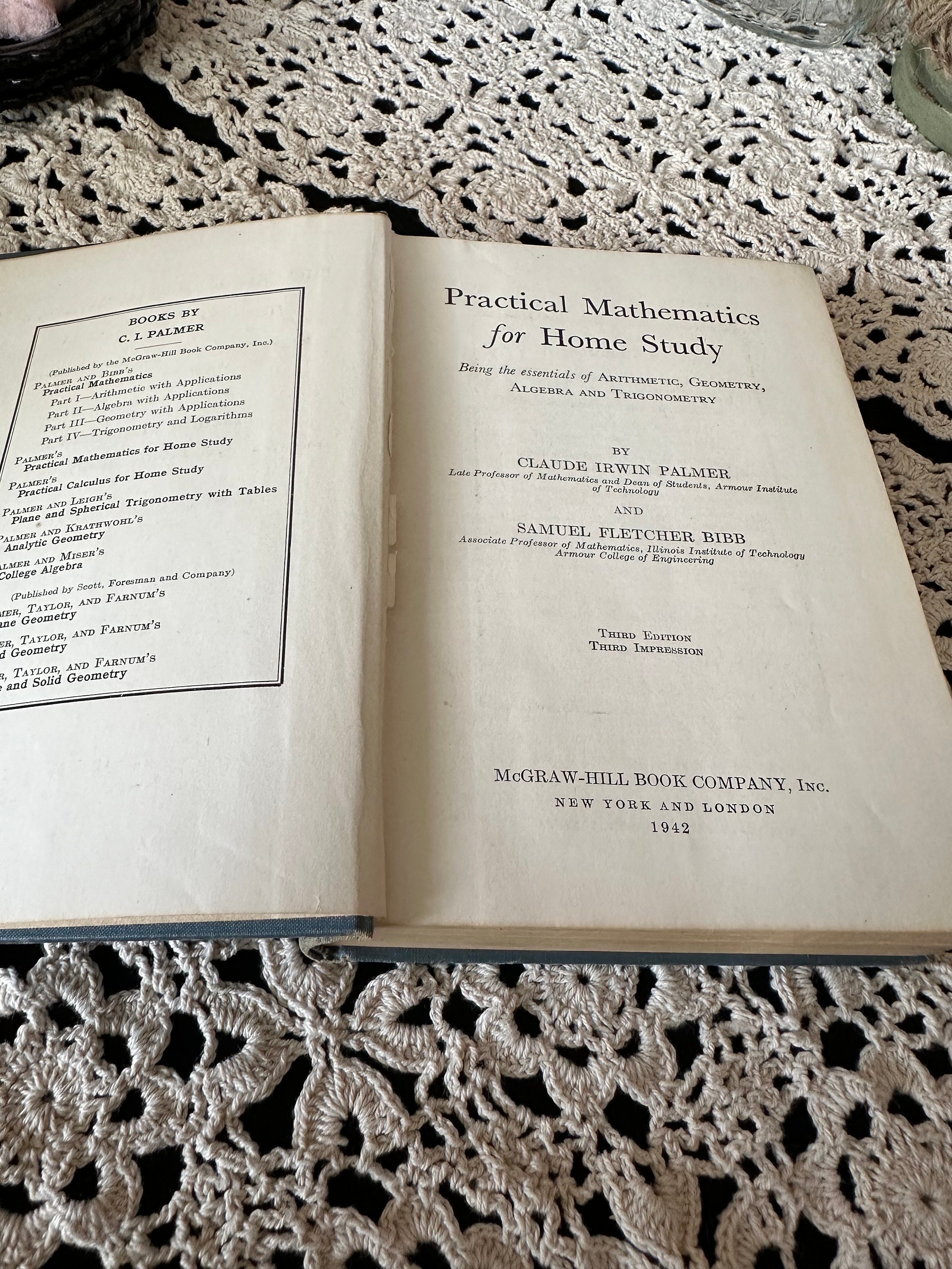 Vintage Practical Mathematics for Home Study 1942 - Etsy