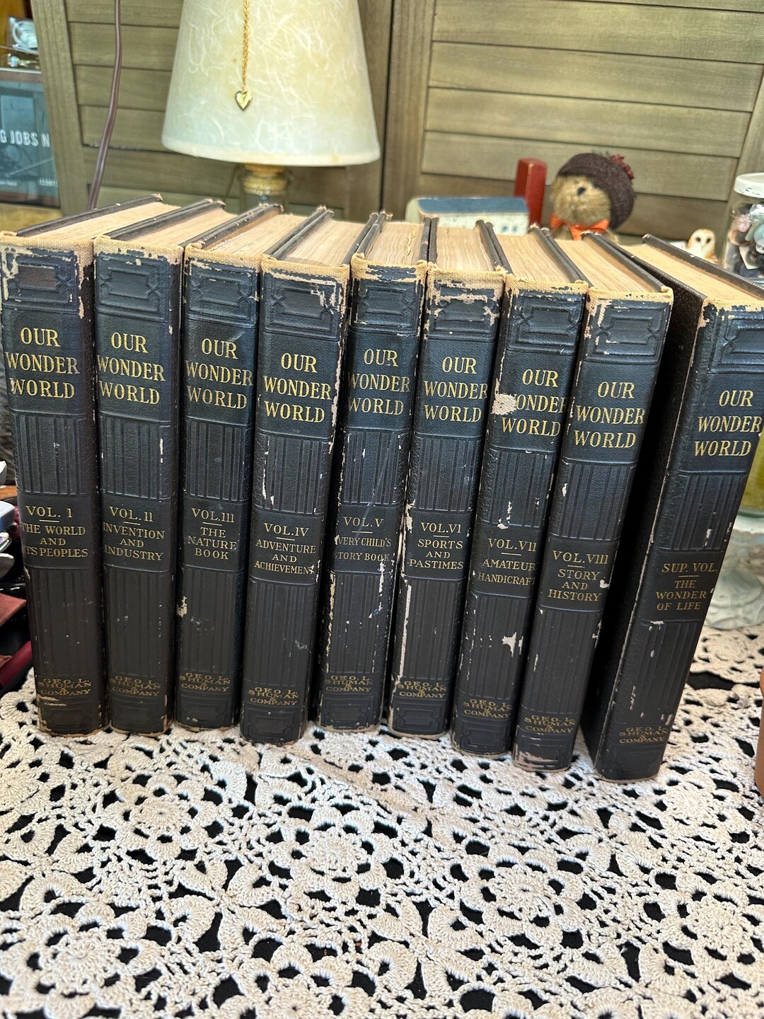 Set of 9 Our Wonder World Books - Etsy