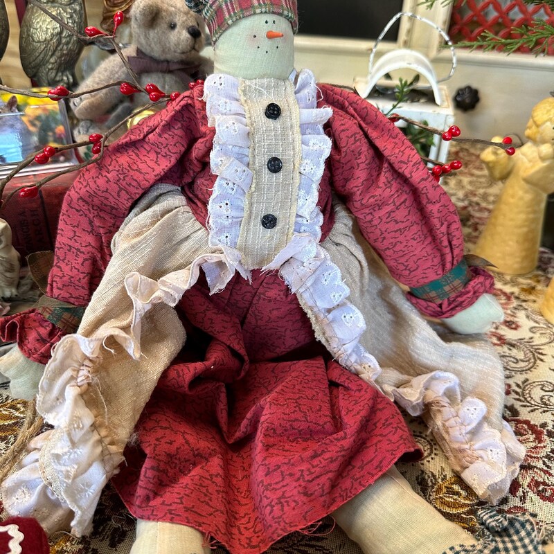 Stuffed Snowman - Etsy