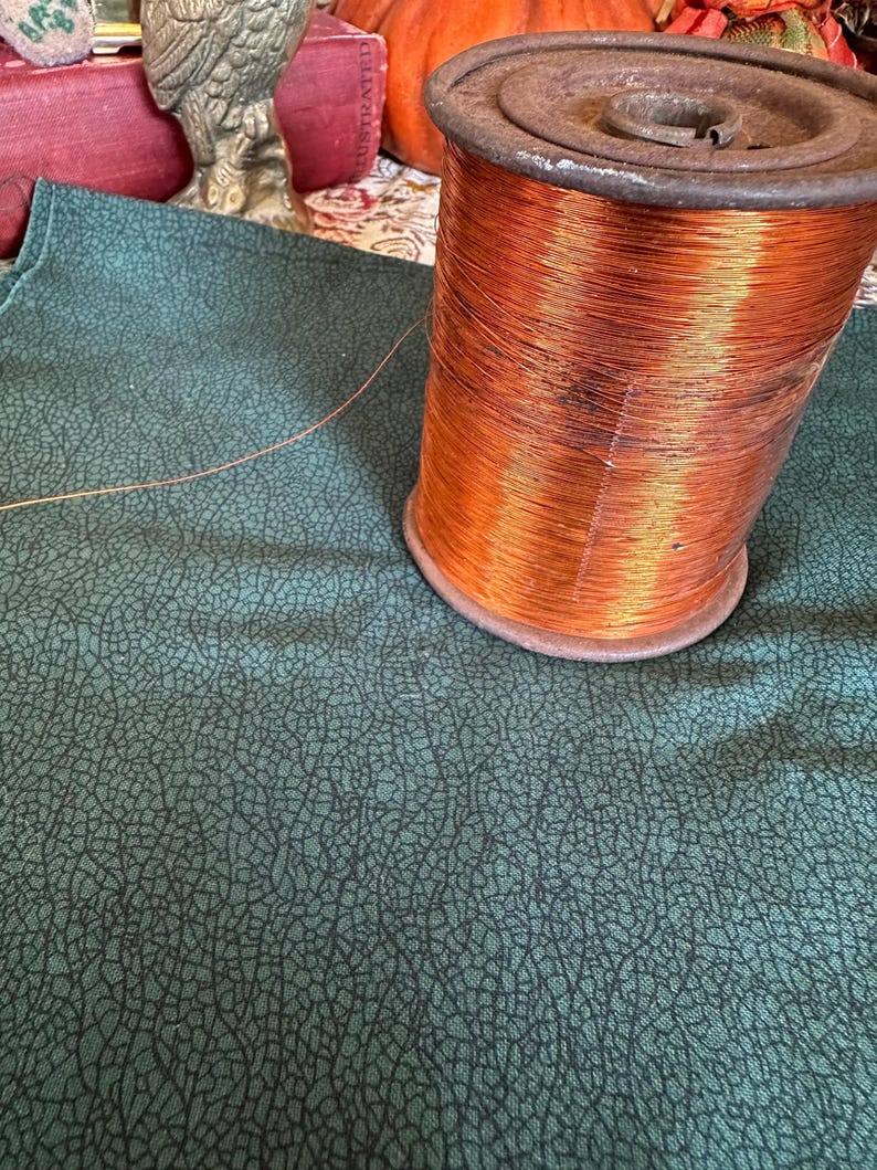 Vintage Rea- Magnet 2 1/2 Pound Copper Wire Spool - Etsy