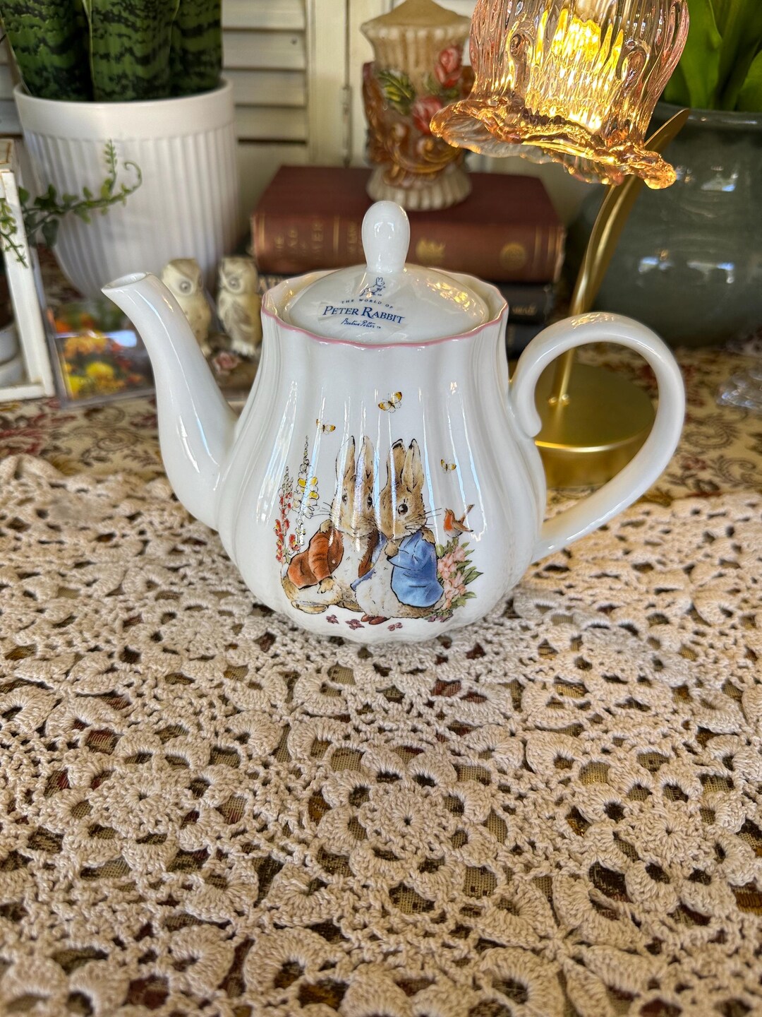 Peter Rabbit Ceramic Teapot - Etsy