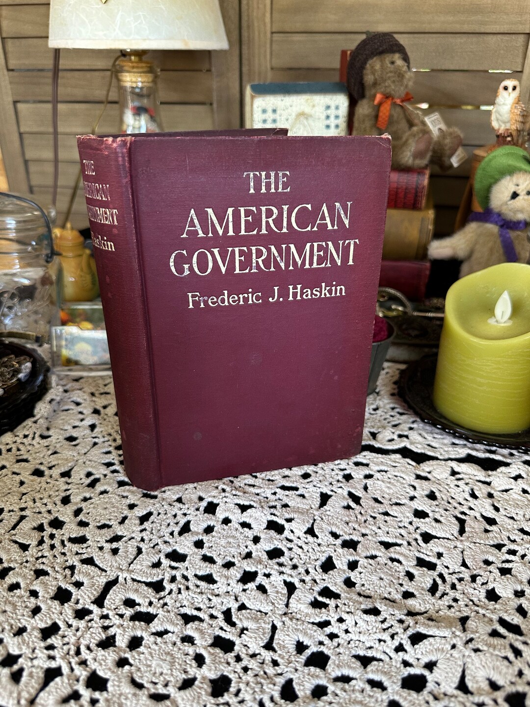 Vintage the American Government Book 1912 - Etsy
