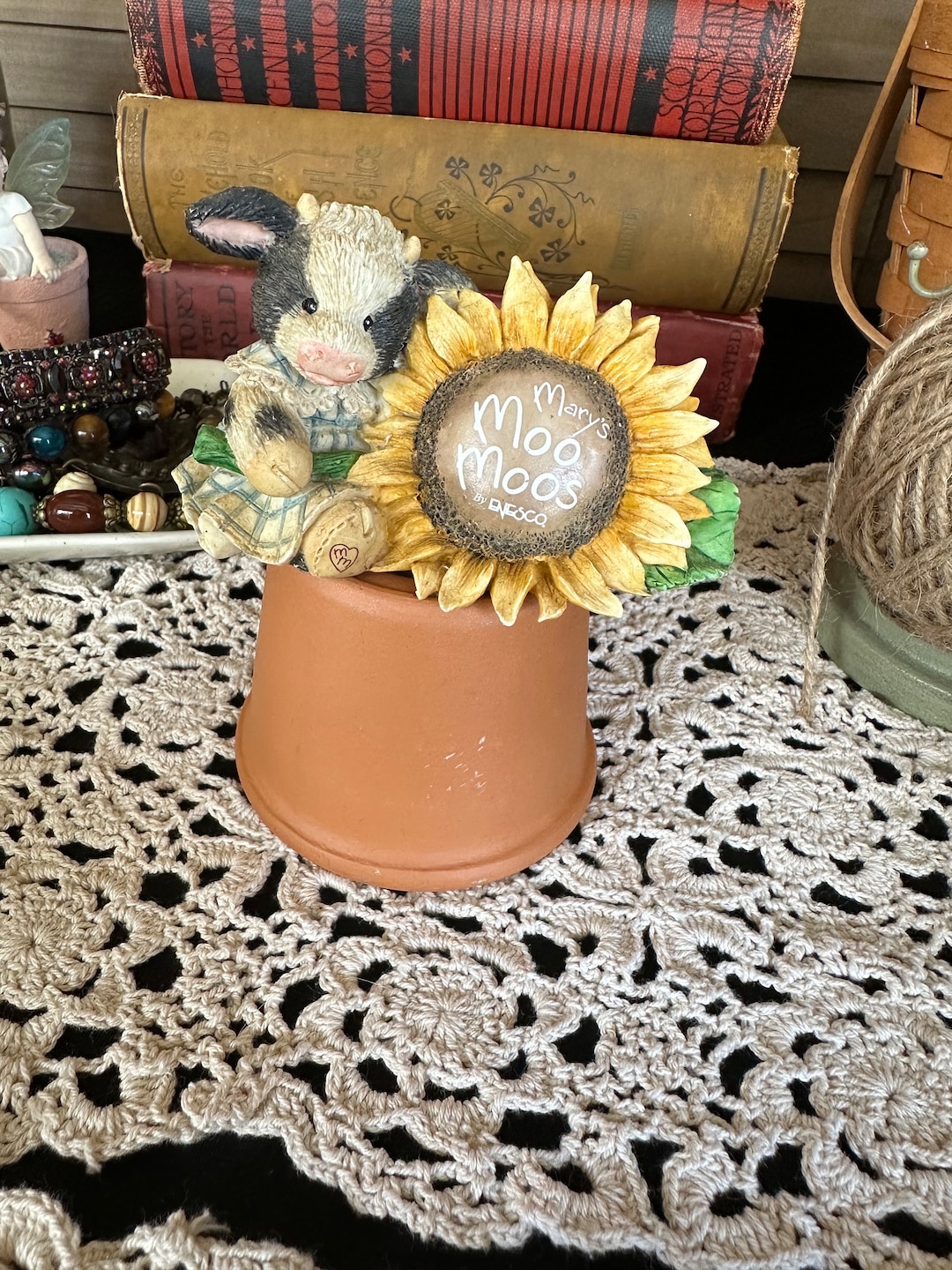 Vintage Marys Moo Moos Figurine 1993 - Etsy