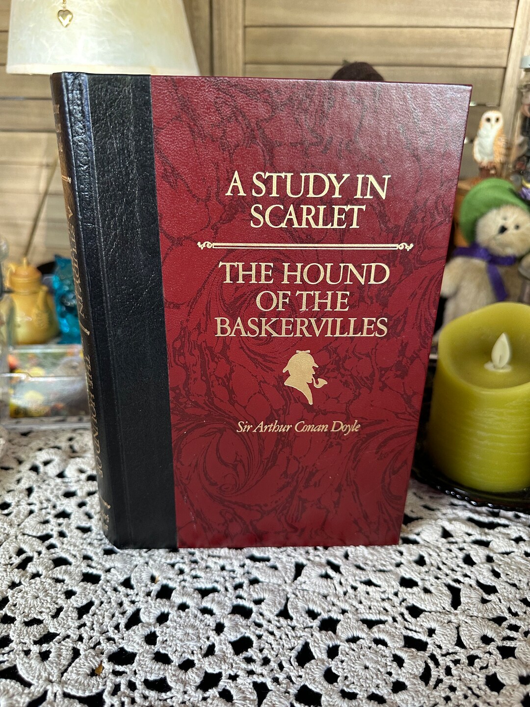Vintage a Study in Scarlet, the Hound of the Baskervilles Book 1986 - Etsy