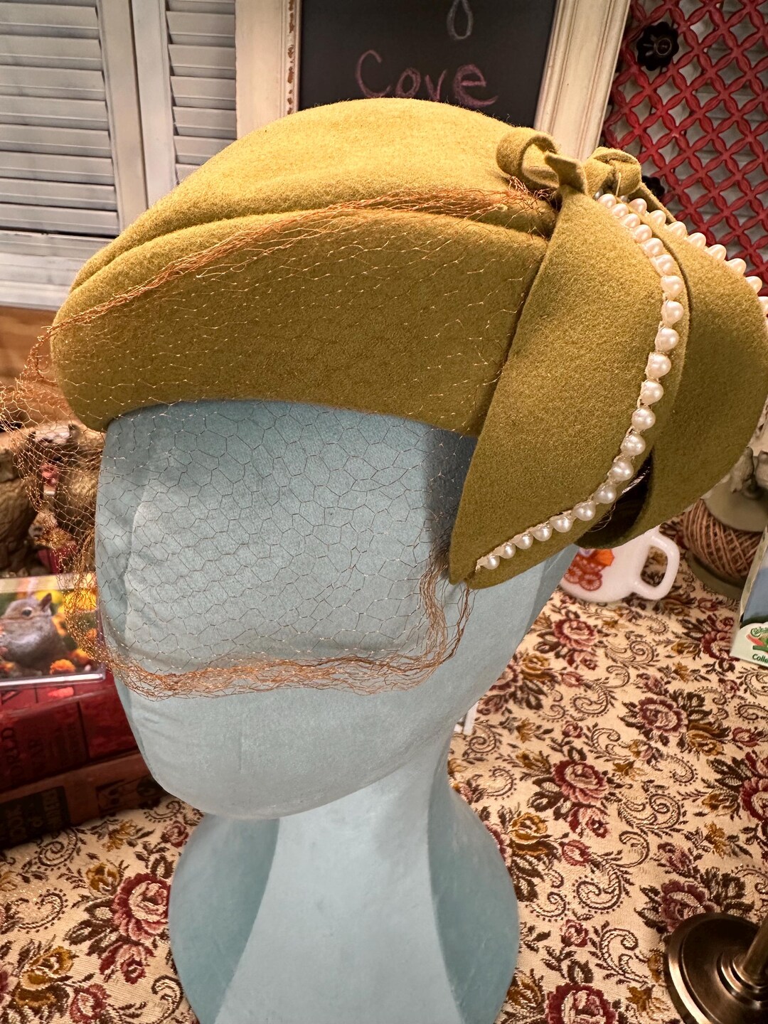 Vintage Green Wool Henry Pollax Hat - Etsy