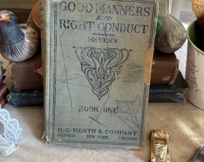 Good Manners and Right Conduct Book 1919 - Etsy