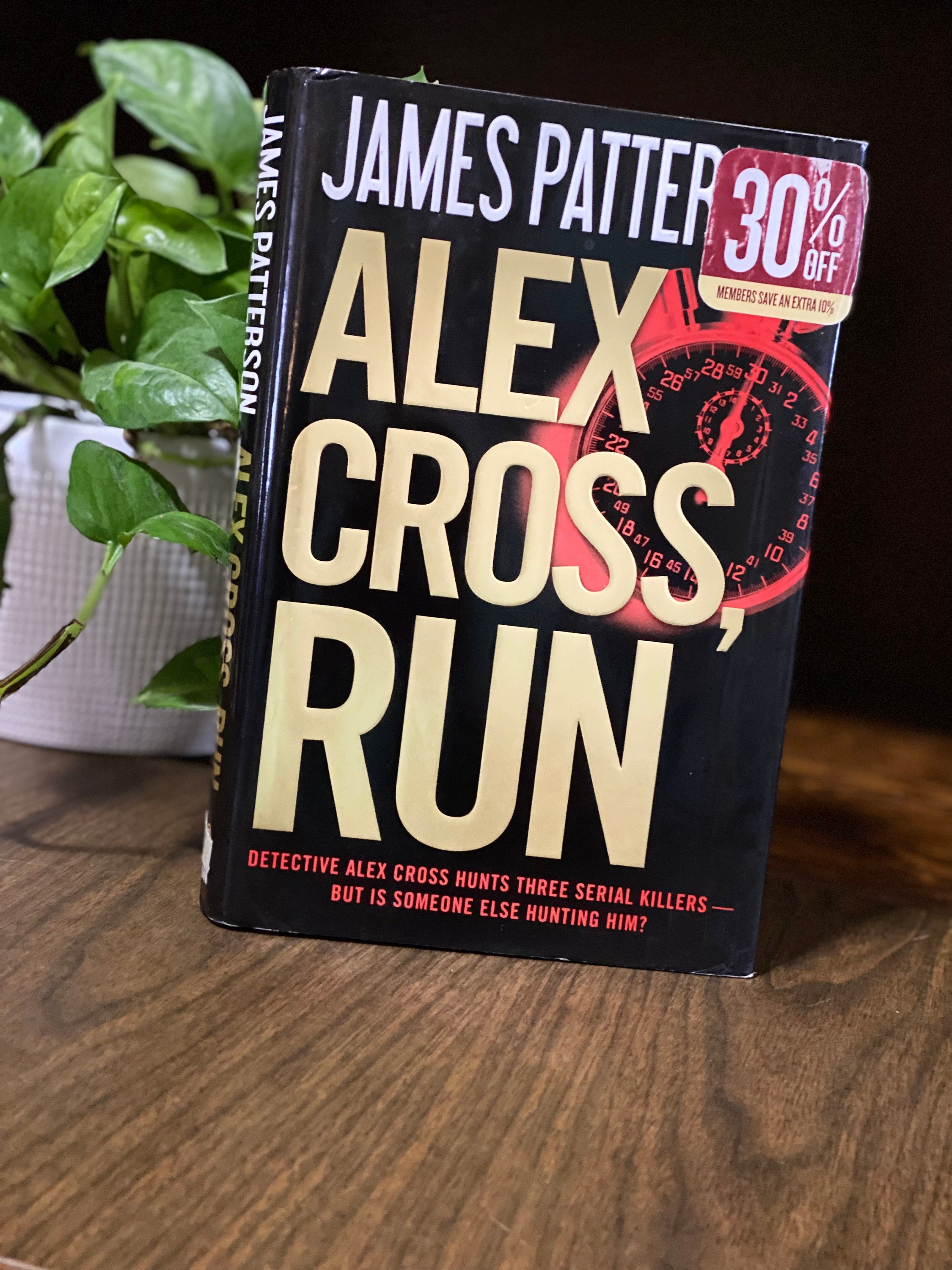 James Patterson “ ALEX CROSS, RUN Book - Etsy