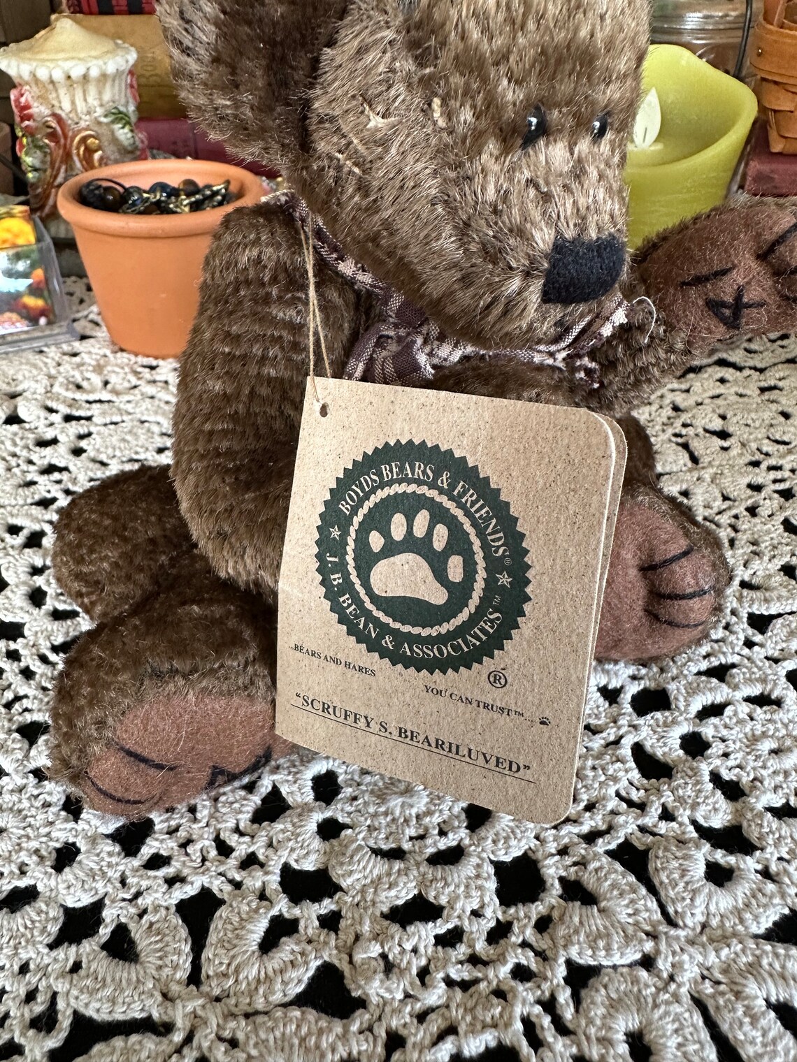Vintage Scruffys Beariloved Boyds Bear - Etsy