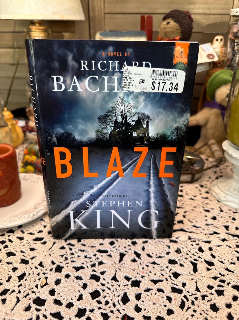 Stephen King , Blaze Book 2007 - Etsy