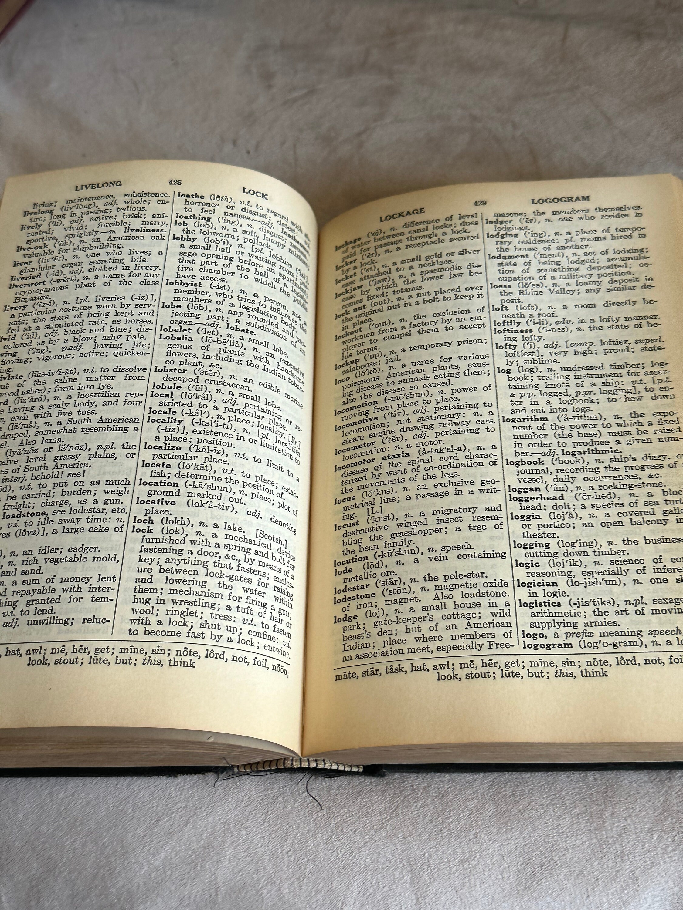 Vintage Websters Daily Use Dictionary 1932 - Etsy