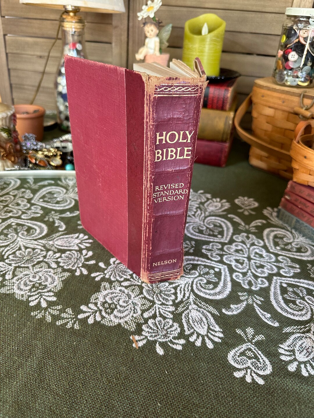 Vintage Bible 1952 - Etsy