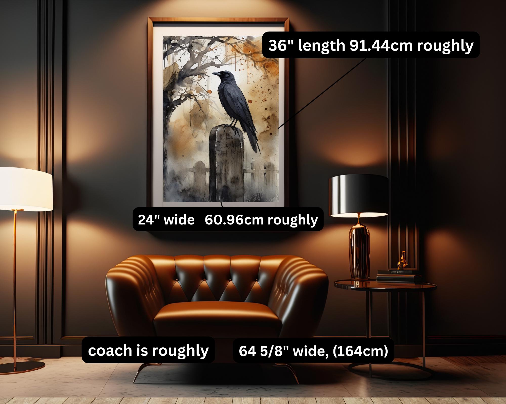 HALLOWEEN Graveyard Print |halloween Poster|eerie Print |eerie ...