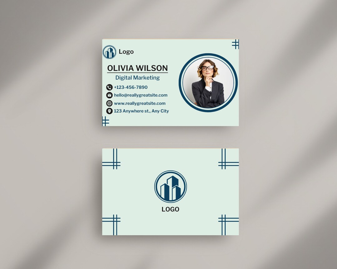 Editable Business Card Small Business Card Business Card Template ...