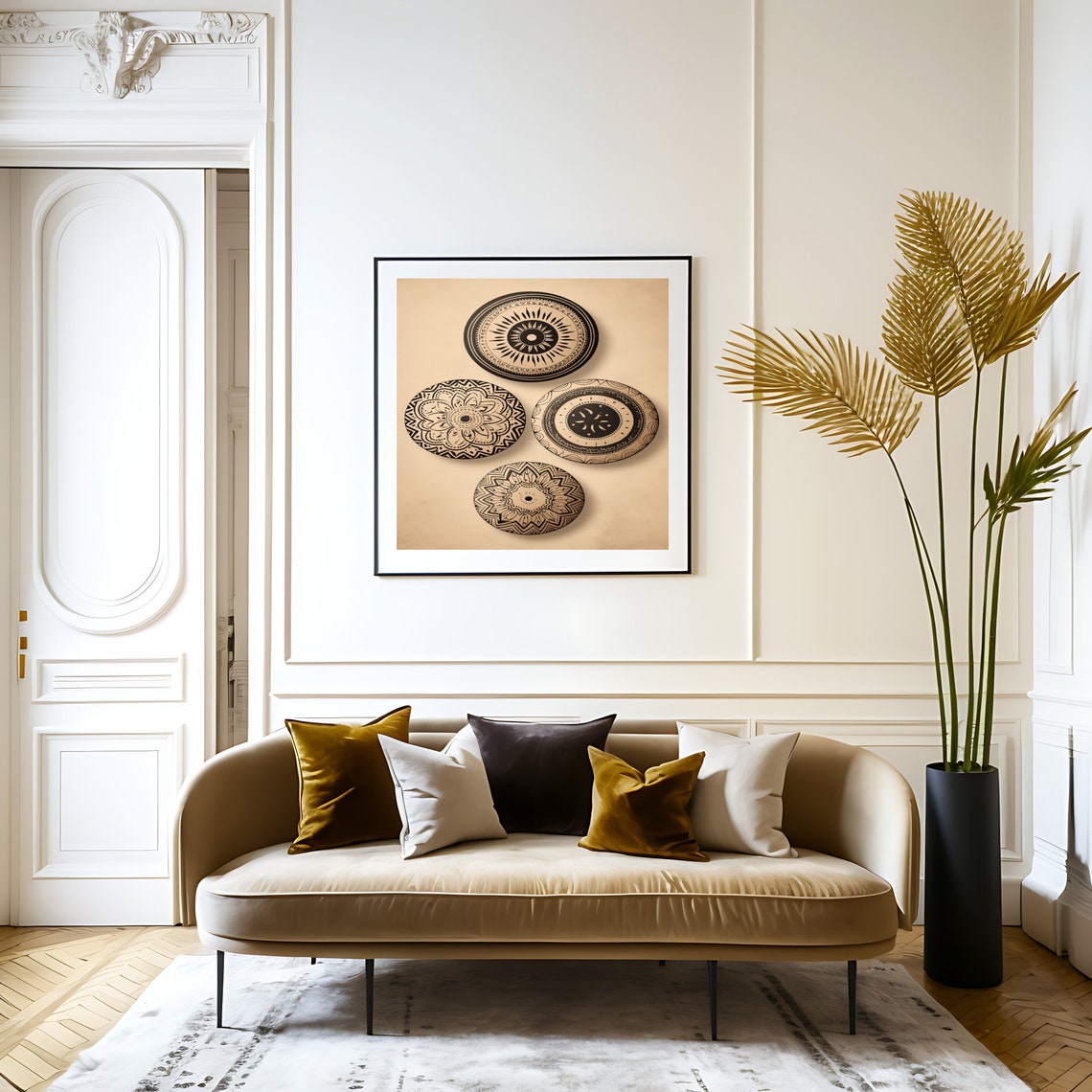 ABSTRACT BOHO Art ,abstract Boho Artwork, Boho Wall Painting,instant ...