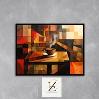 Cubism Digital Print | Wall Art | Contemporary Print | Printable ...