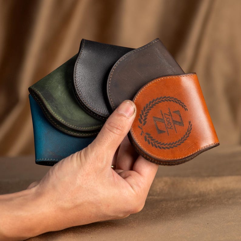 Personalized Leather Coin Pouch ,handmade Minimalist Coin Bag - Etsy