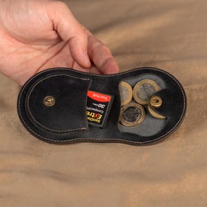 Personalized Leather Coin Pouch ,handmade Minimalist Coin Bag - Etsy