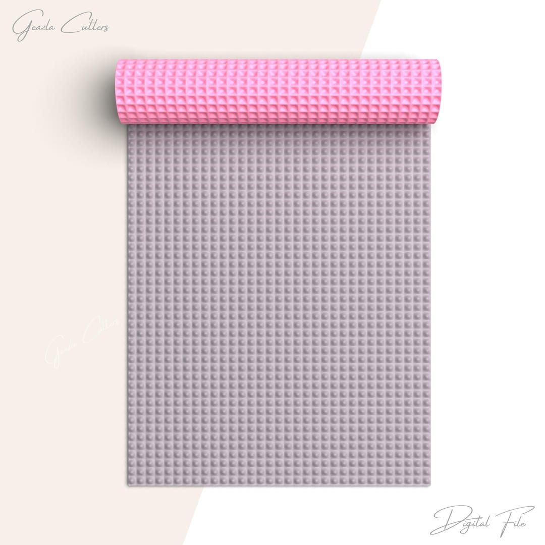 Poofy Squares Texture Roller for Polymer Clay, Puffy Square Clay ...