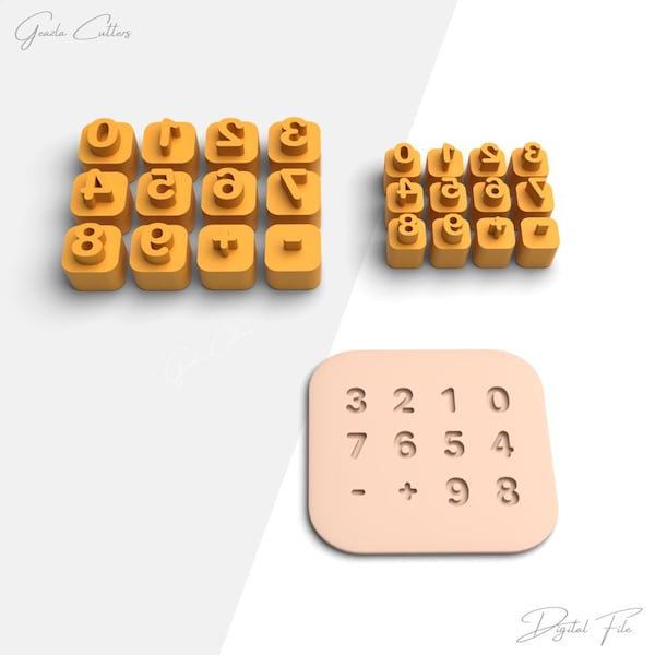 Number Stamps - Etsy