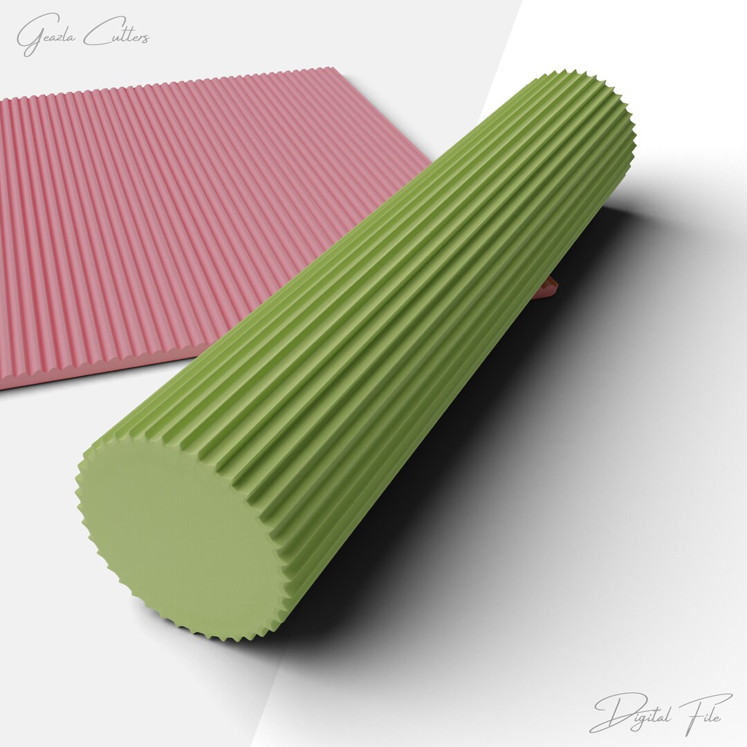 Fine Lines Texture Roller for Polymer Clay, Line Clay Texture Roller ...