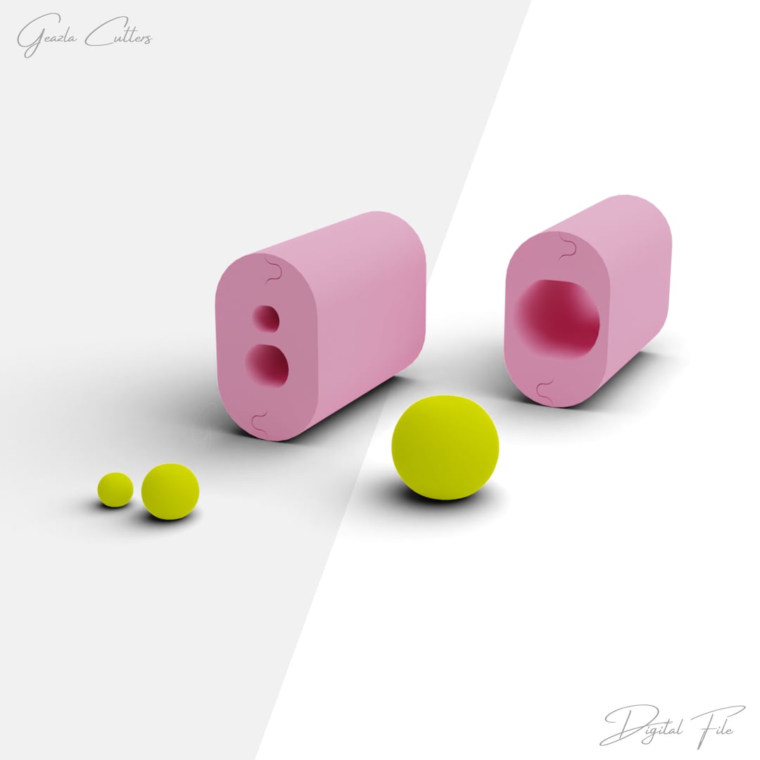 Oblate Round Bead Roller for Polymer Clay, Circle Shape Bead Making ...