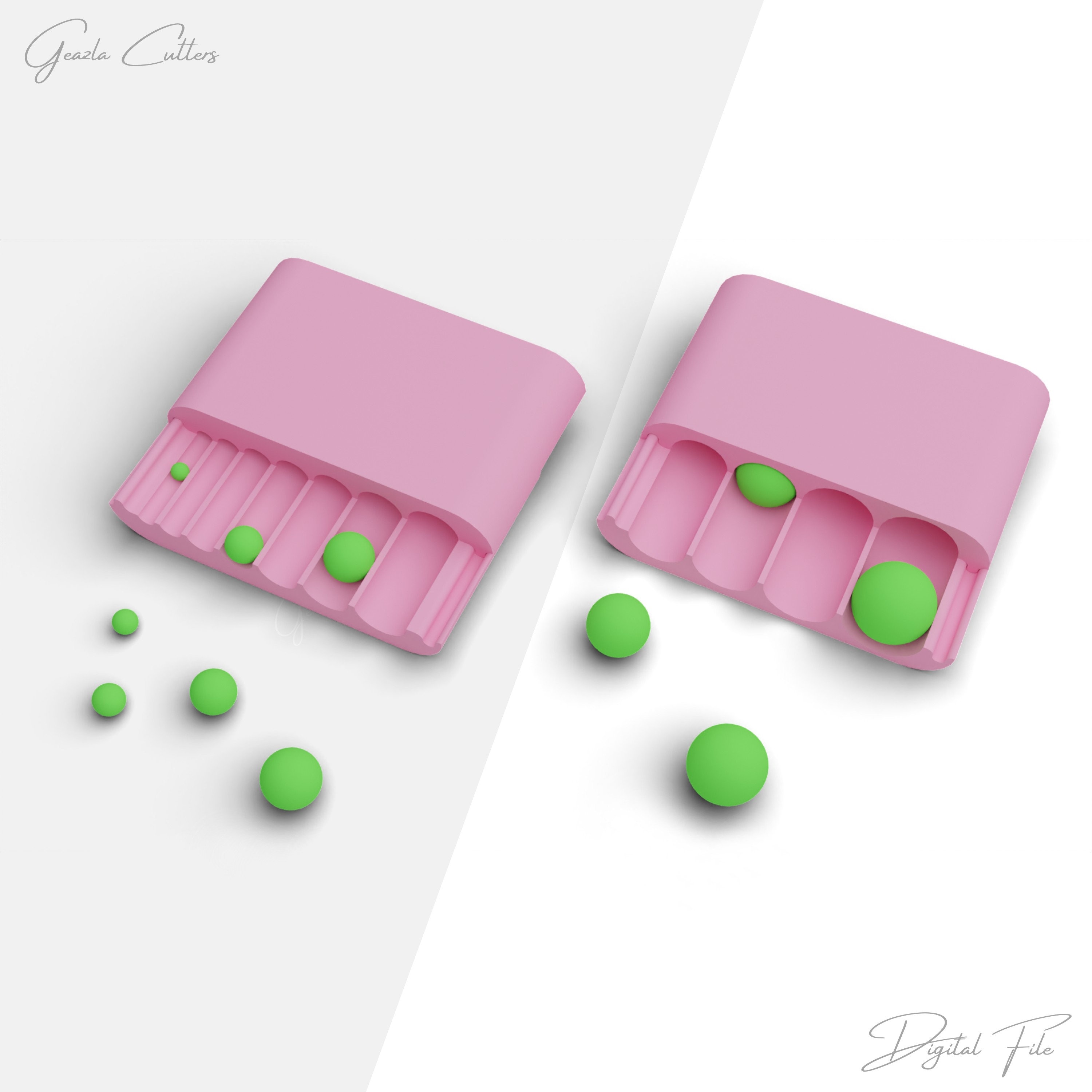 Round Shape Bead Roller, 6-8-10-12-14-16-18-20-22-24-26 Mm, Clay ...