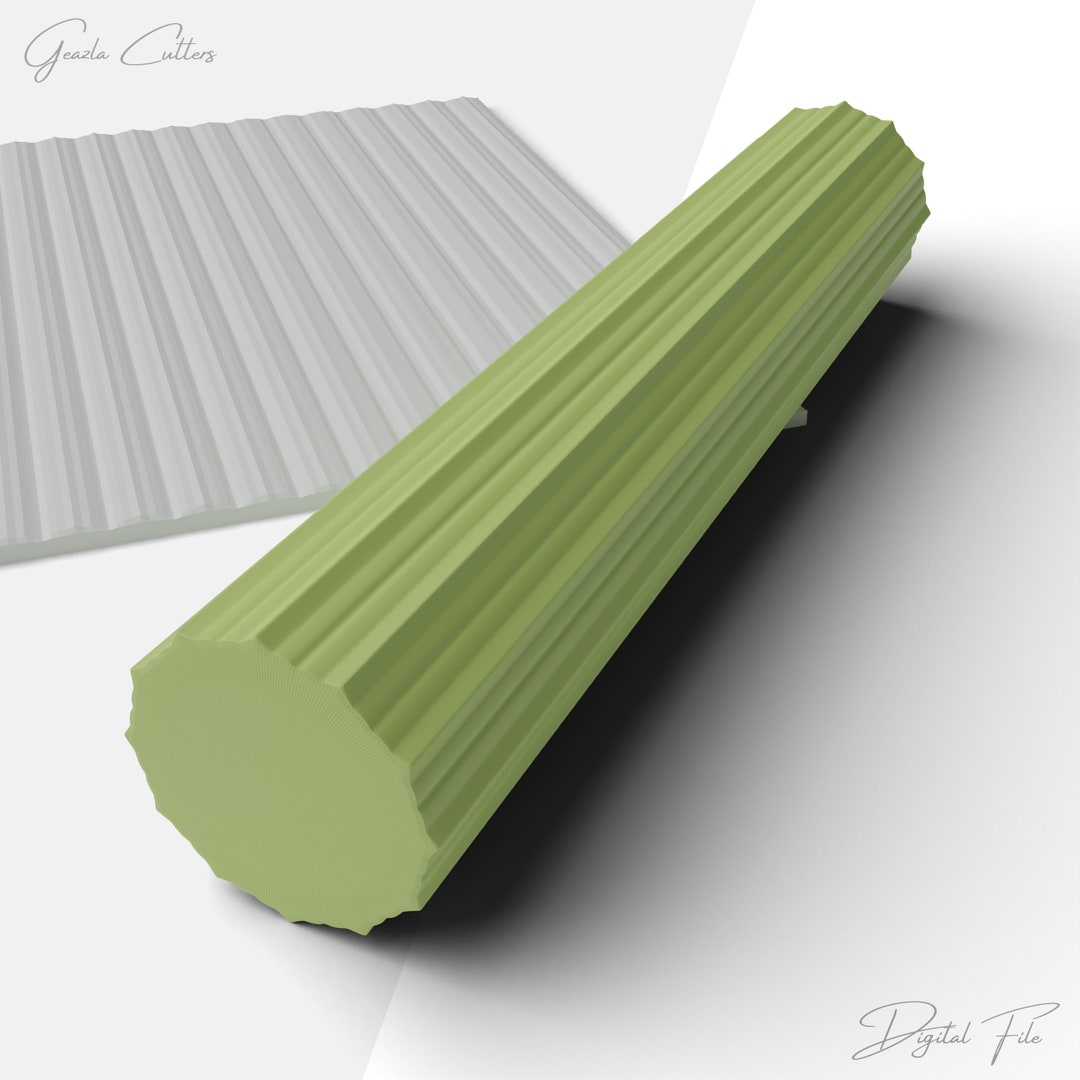 Line Patterned Texture Roller for Polymer Clay, Lines Clay Texture ...