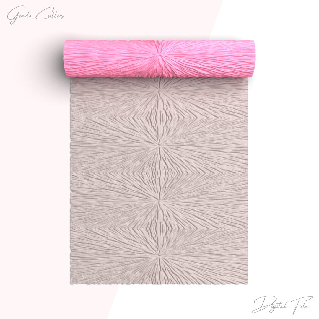 Sunbeam Texture Roller for Polymer Clay, Sun Ray Clay Texture Rolling Pin, Polymer Clay Tool ...