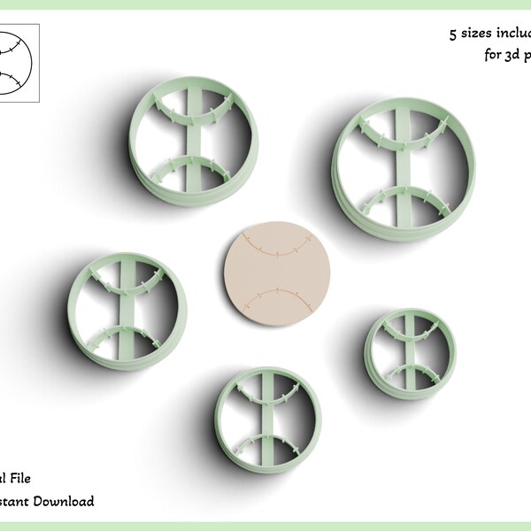 Baseball Cutter Stl - Etsy