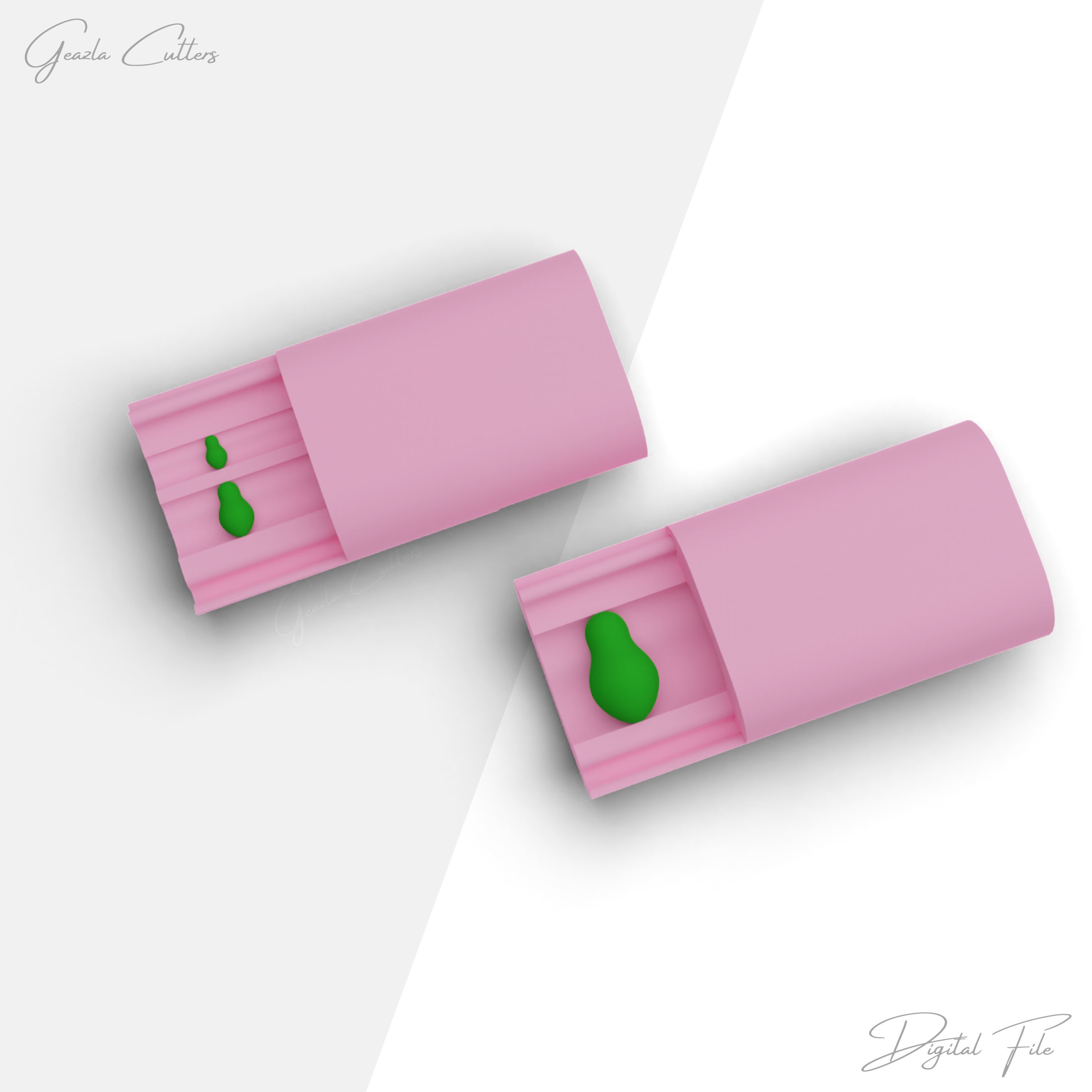 Papaya Fruit Bead Roller for Polymer Clay, Papaya Shape Bead Making ...