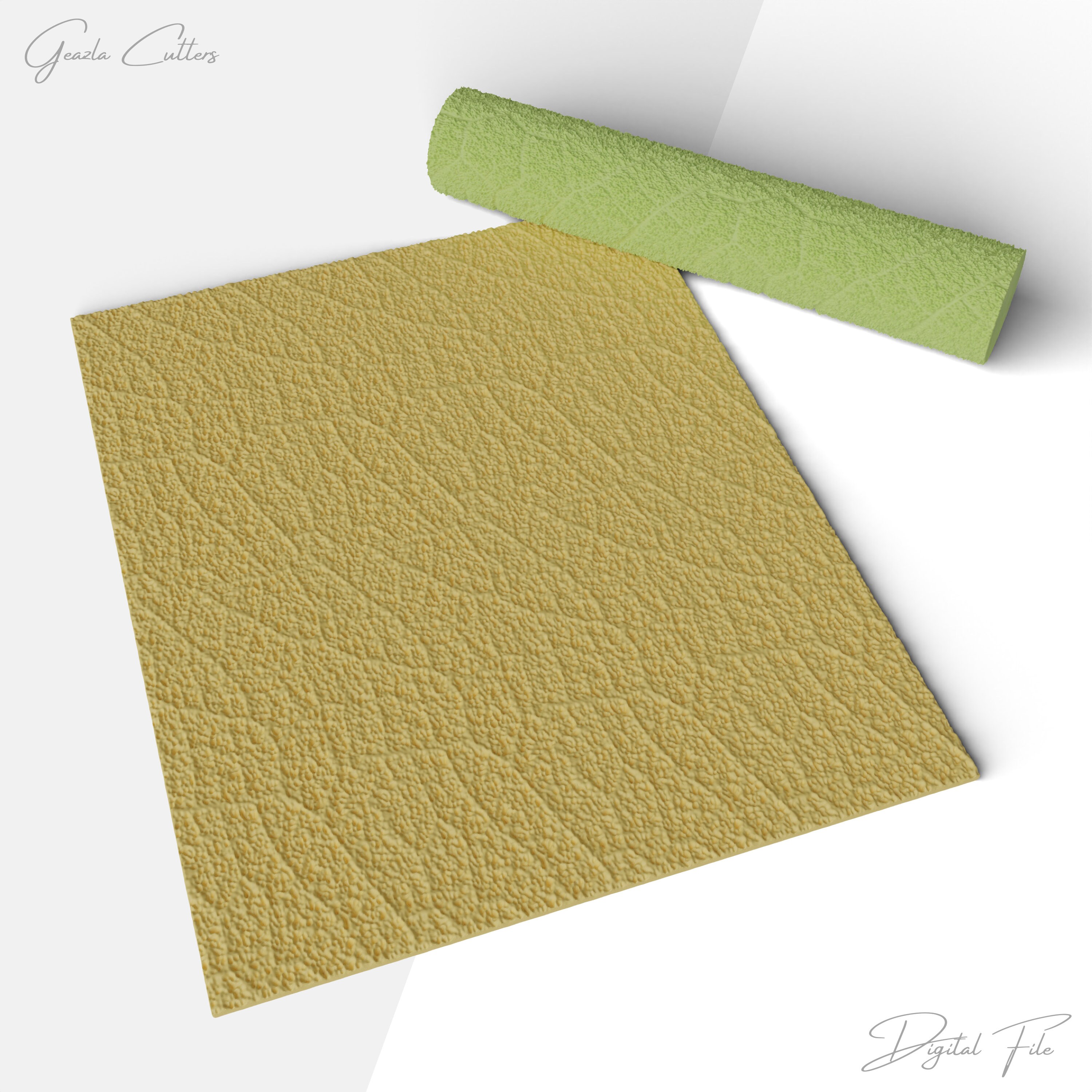 Leaf Veins Texture Roller for Polymer Clay, Leaf Veiner Clay Texture ...