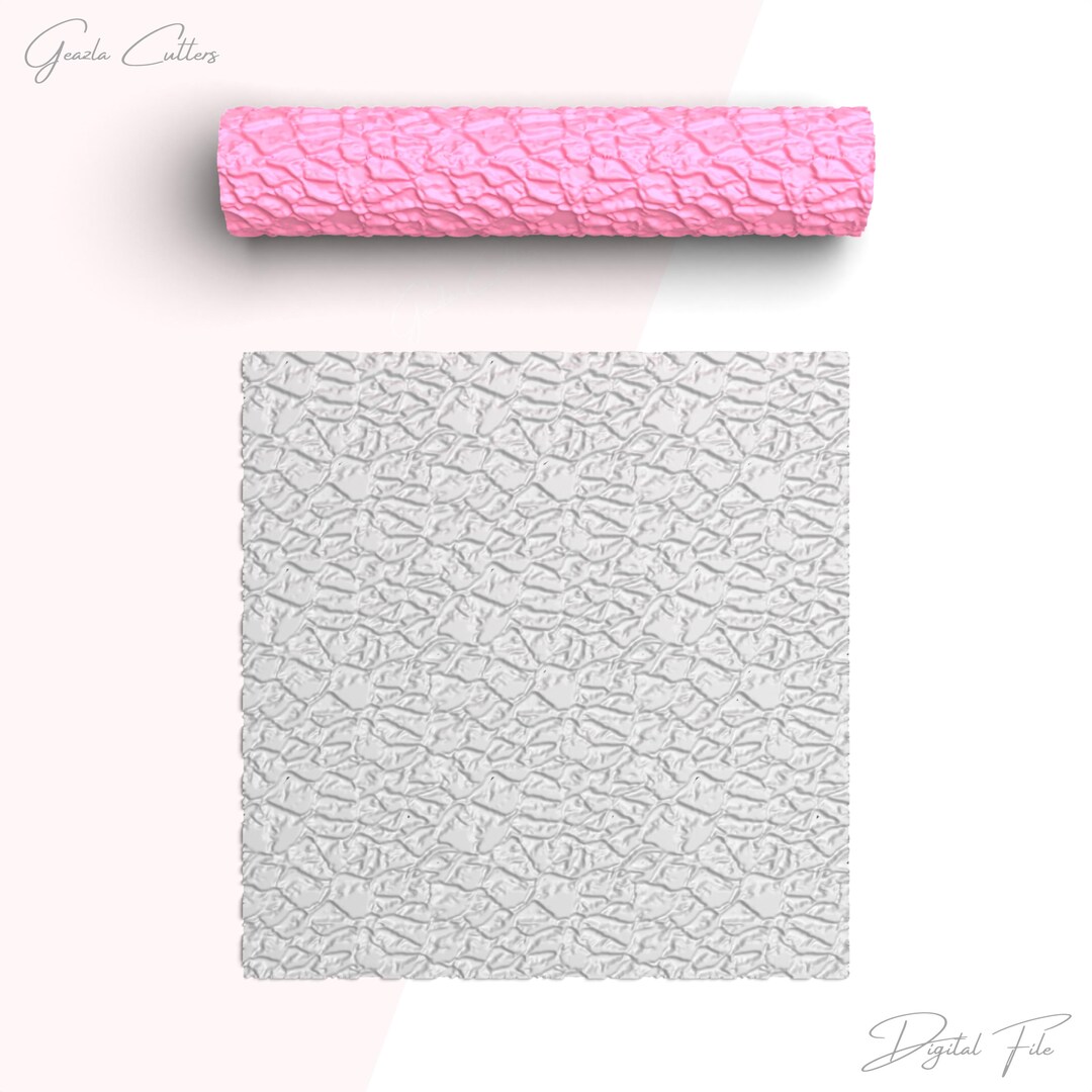 Wrinkled Paper Texture Roller for Polymer Clay, Paper Clay Texture ...