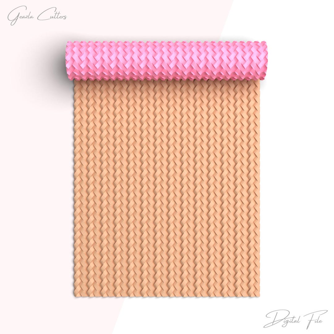 Woven Wood Texture Roller for Polymer Clay, Wicker Clay Texture Rolling ...