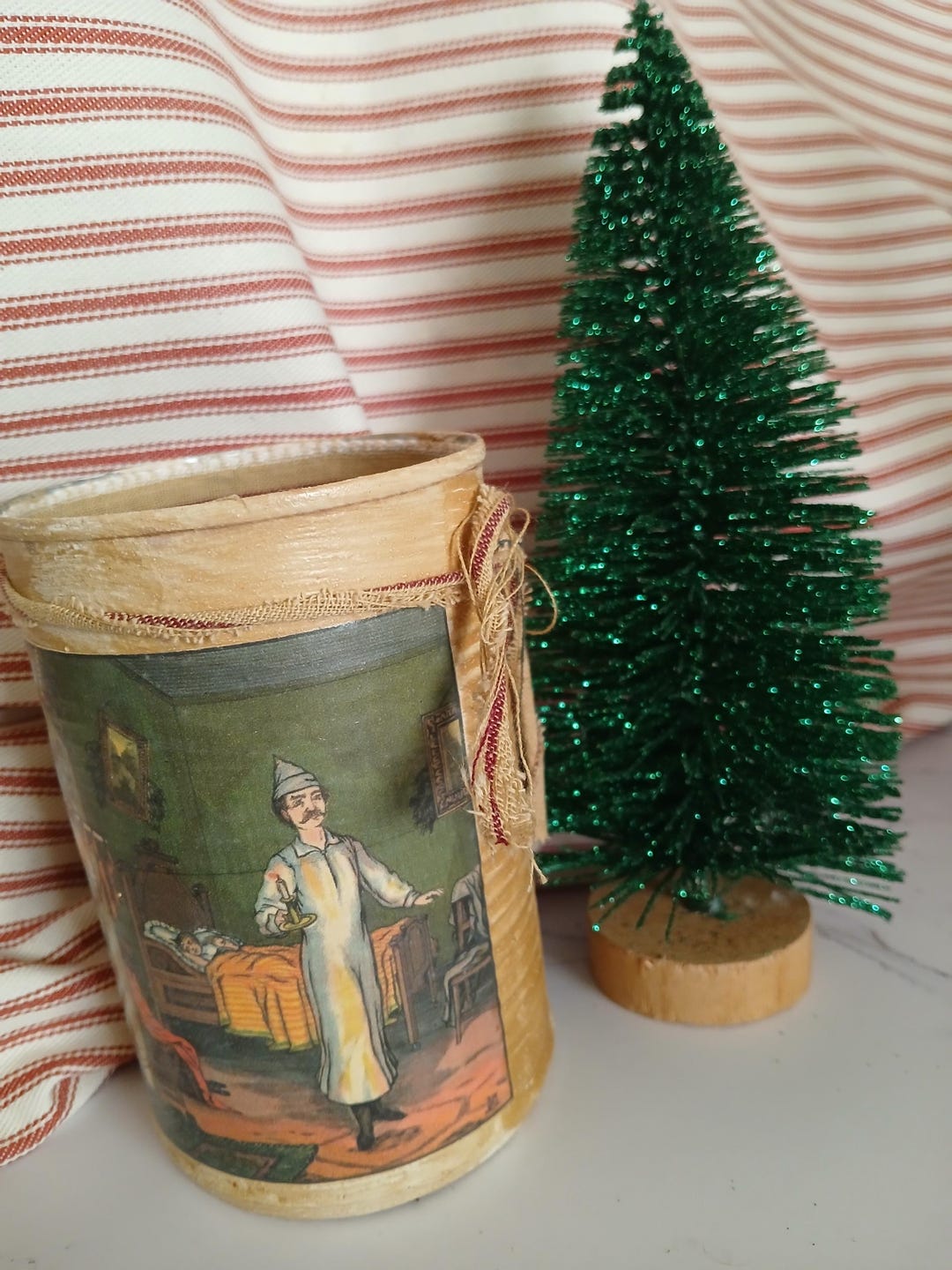 Tin Can Upcycle, Waiting for Santa, DIY, Repurpose, Christmas Decor ...