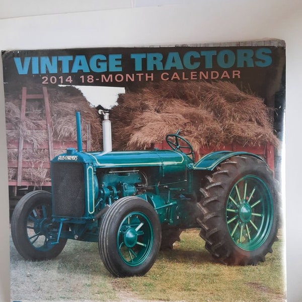 Vintage Tractors Calendar - Etsy