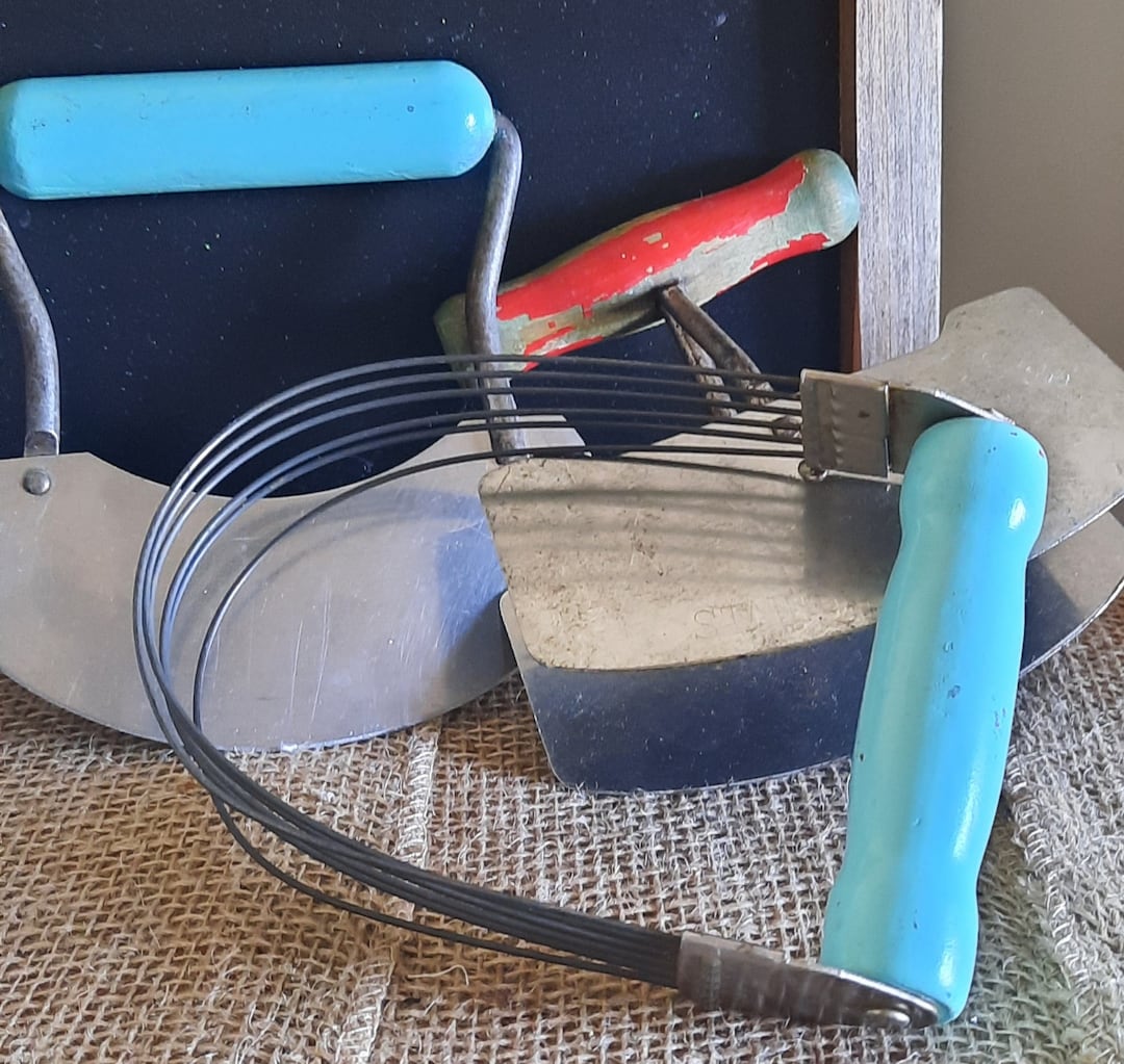 Vintage, Made in USA, Androck Pastry Cutter, Pastry Chopper, Aqua ...