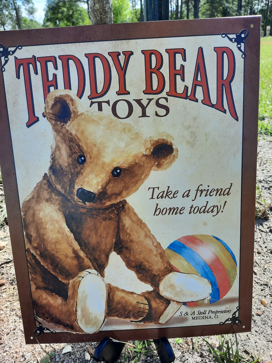 TEDDY BEAR Toys, Take a Friend Home Today, S & A Stoll Proprietors ...